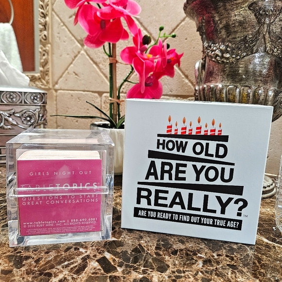 Games | Game Night Set Tabletopics Girls Night Out Card Set How Old Are ...